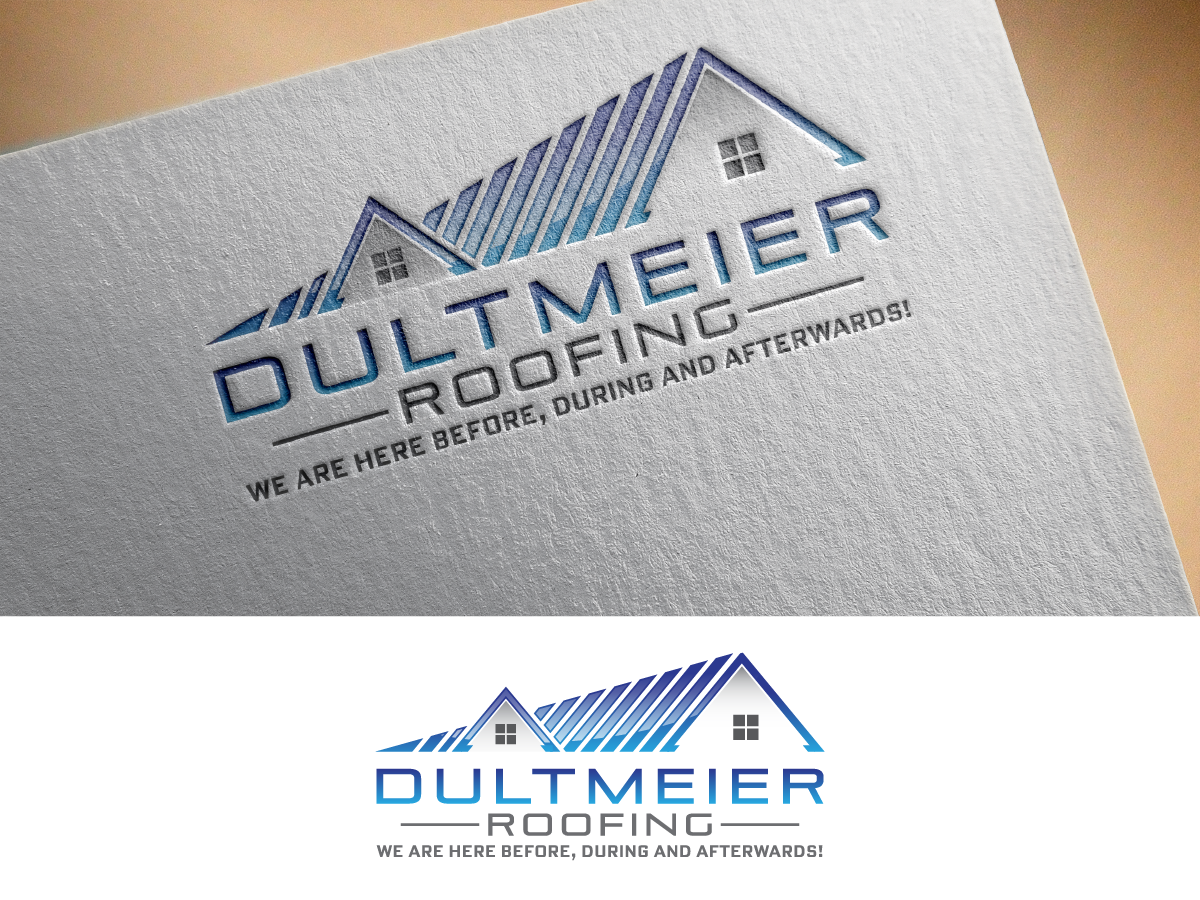 Logo Design for Dultmeier Roofing by HDart | Design #18668409