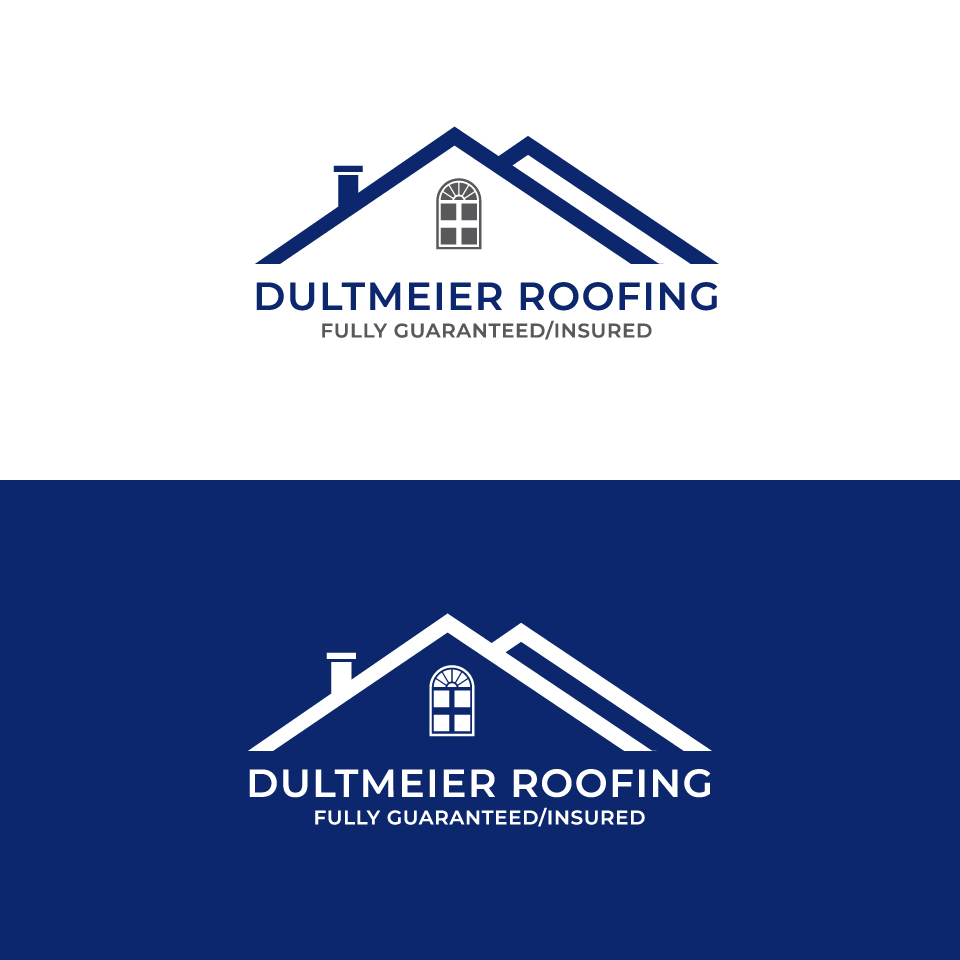 Logo Design for Dultmeier Roofing by MuhammadHussnain | Design #18671858