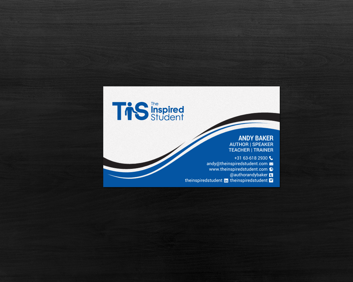 Professional, Masculine, Education Business Card Design for a Company ...