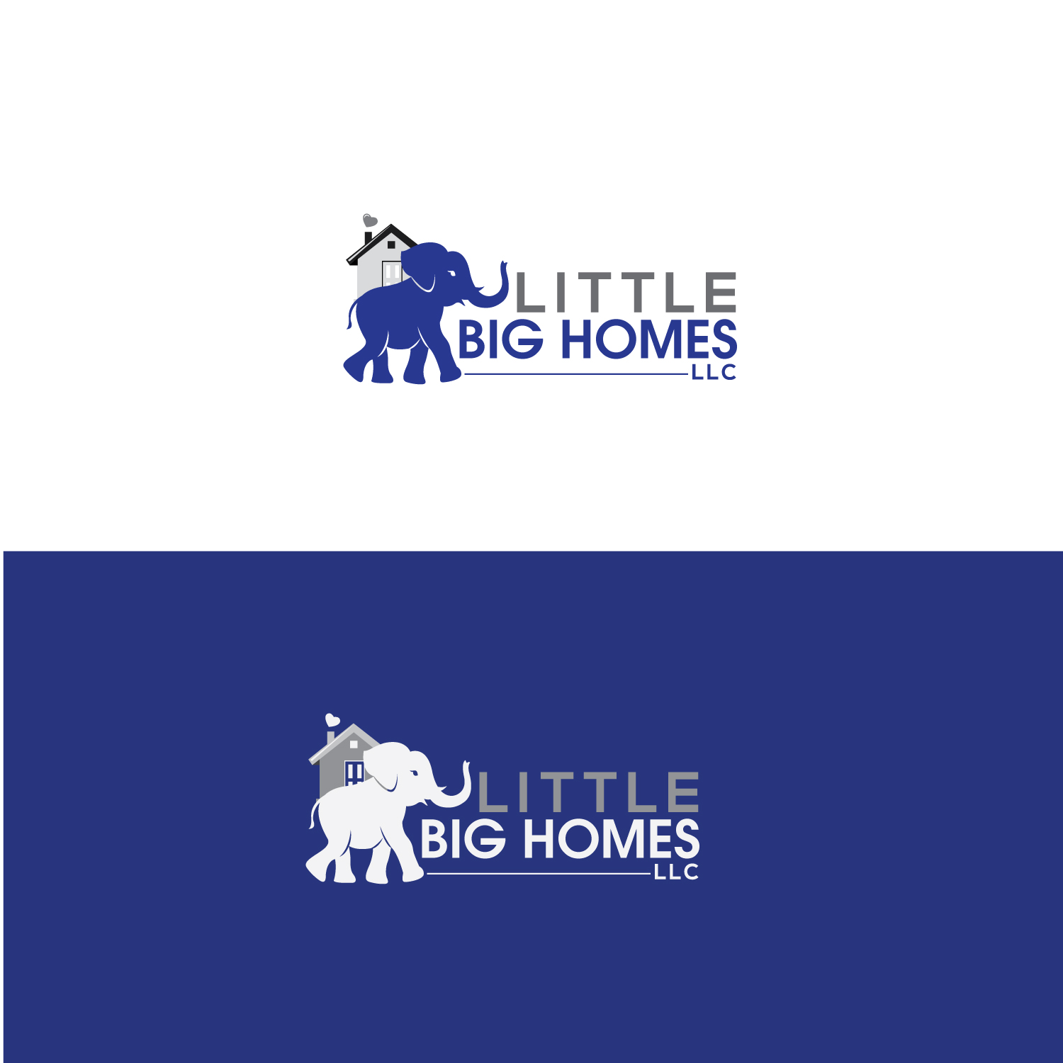 Playful, Personable, Home Builder Logo Design for Little Big Homes LLC ...
