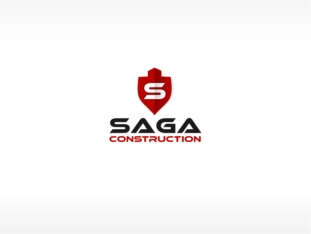 Bold, Modern, Construction Company Logo Design for Saga Construction by ...