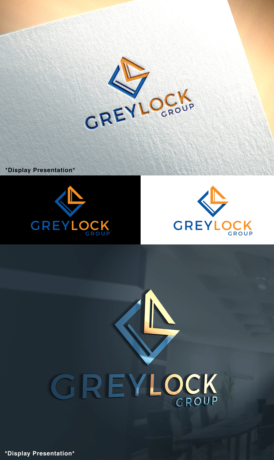 Bold, Modern, Insurance Logo Design for Greylock Group by sonym ...