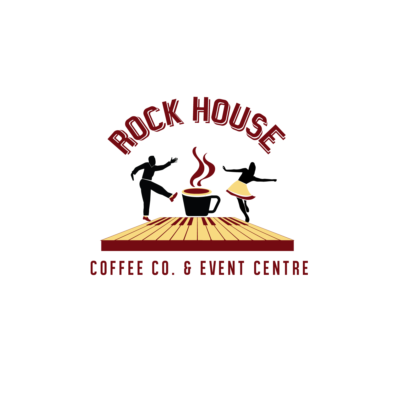 Traditional, Personable, Coffee Shop Logo Design for Rock House Coffee ...