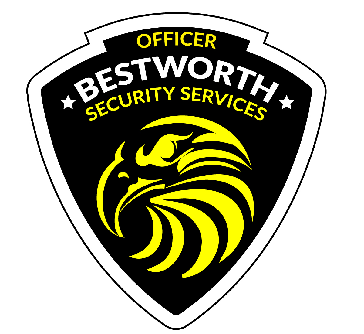 Bold Playful Security Guard Logo Design For BESTWORTH SECURITY 