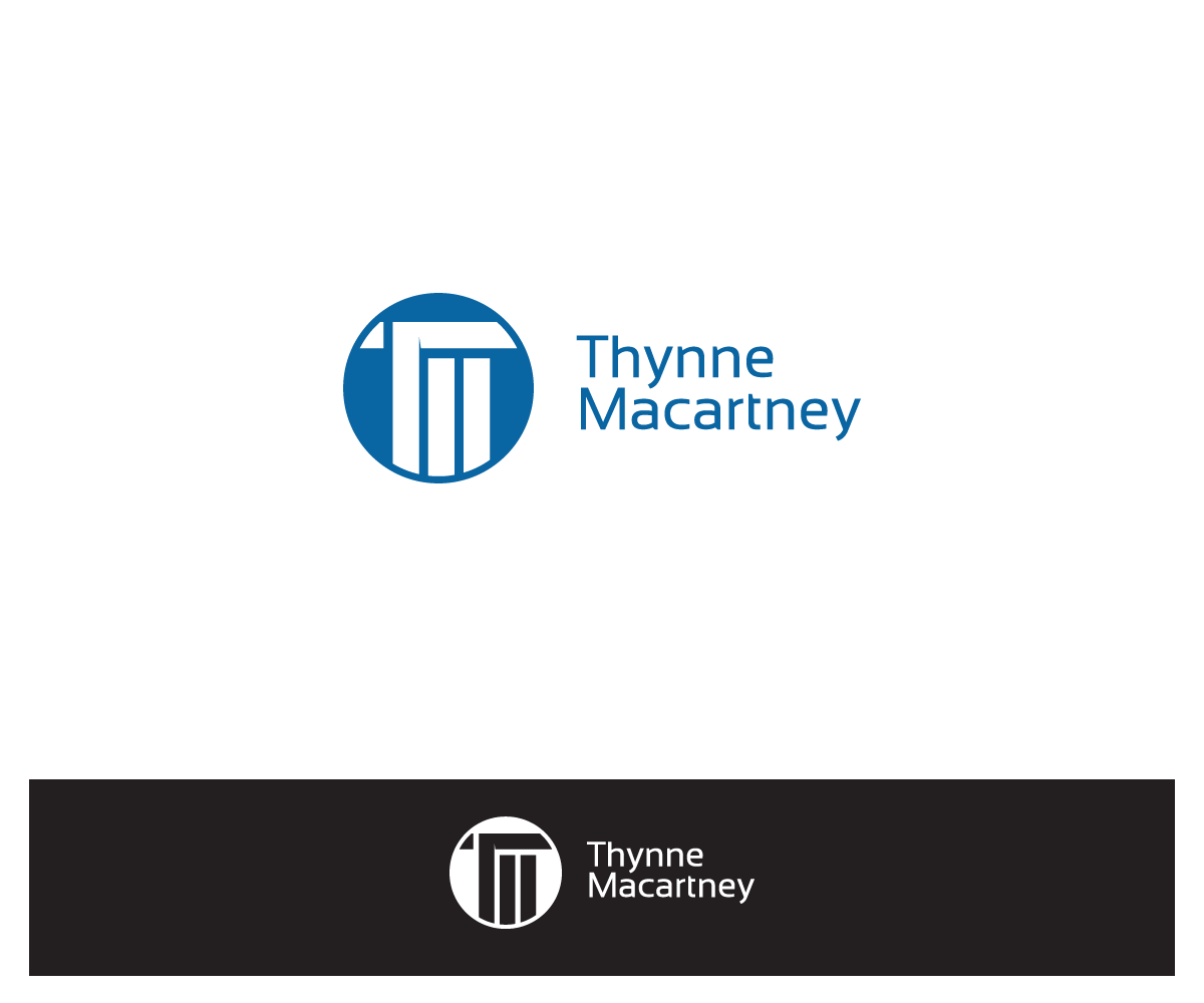 Serious, Modern, Law Firm Logo Design for T+M Thynne + Macartney or TM ...