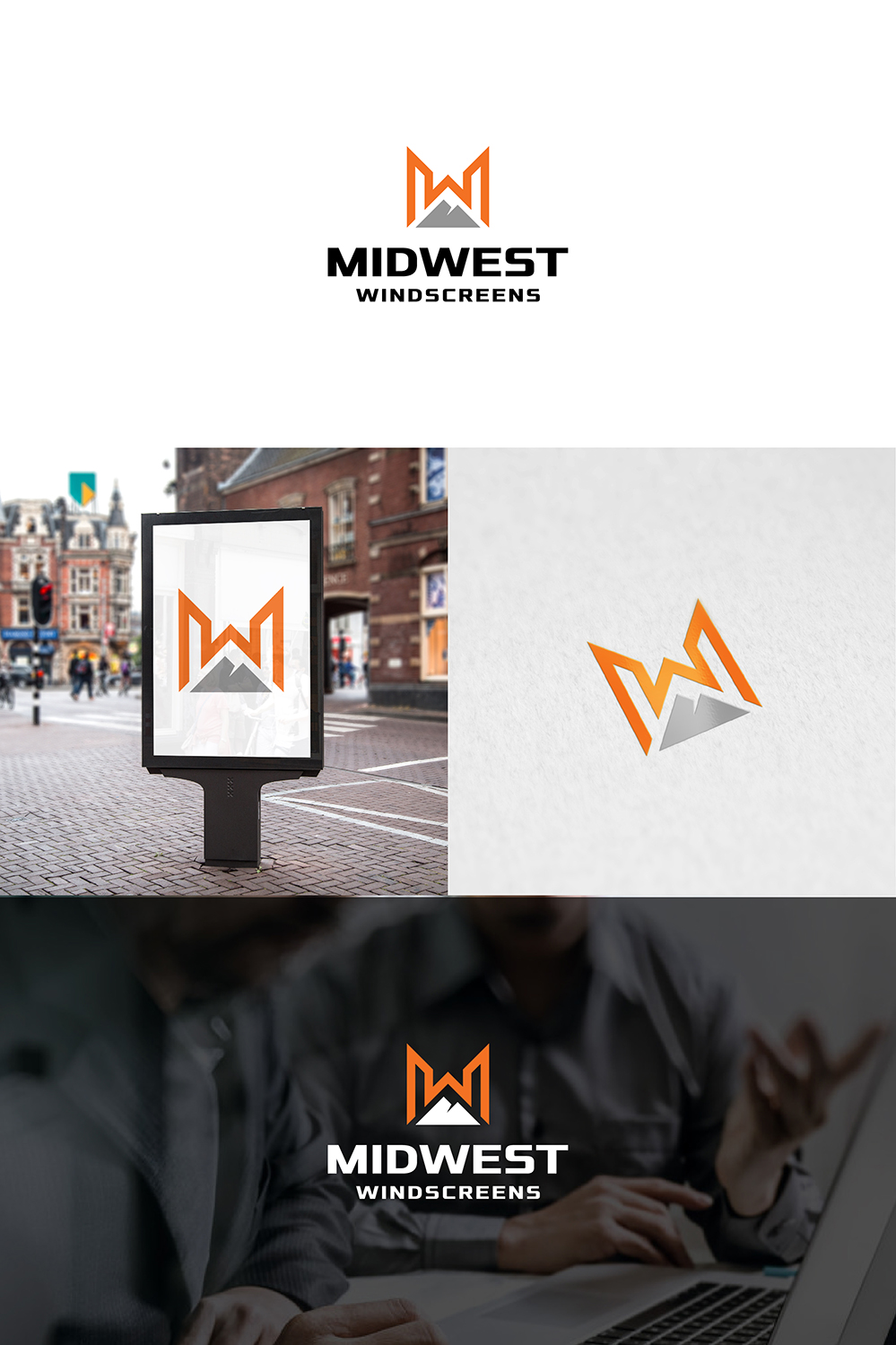 Bold, Serious Logo Design for Midwest Windscreens by shakuna | Design ...