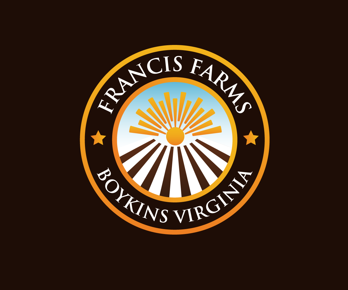 Farm Logo Design for Francis Farms Boykins, VA by wolf | Design #2837665