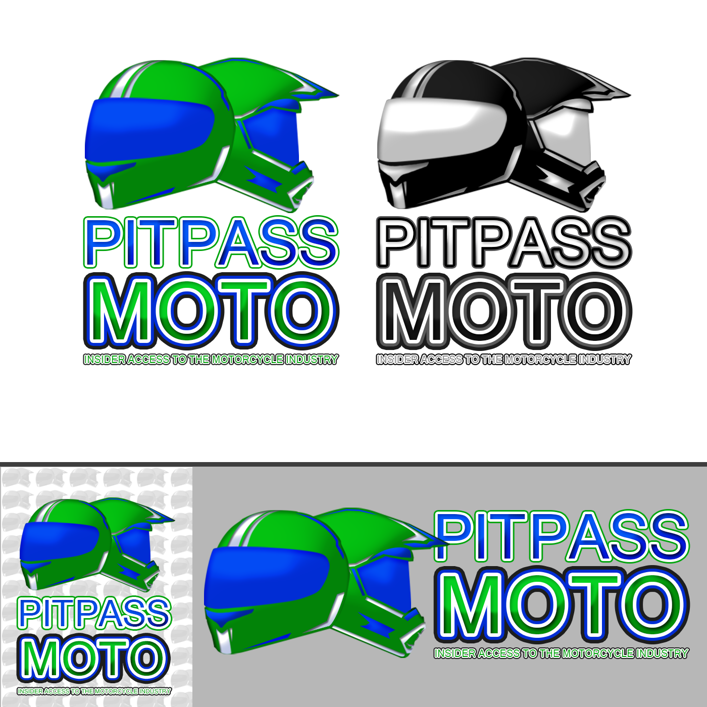 Bold, Masculine, Racing Logo Design for Pit Pass Moto - The Inside Line ...