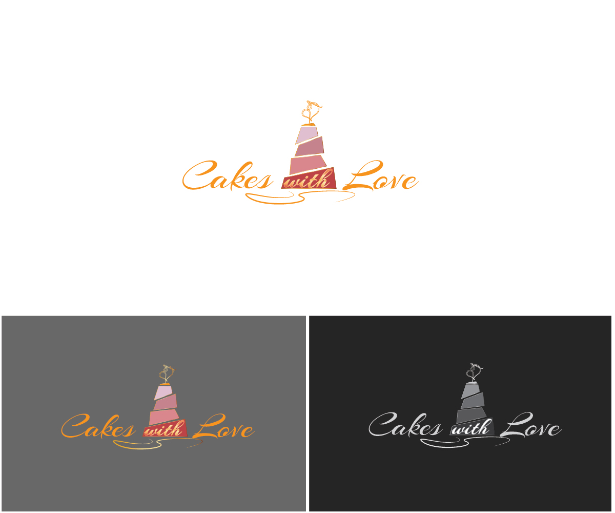 Modern, Elegant Logo Design for Cakes with Love by altera | Design ...