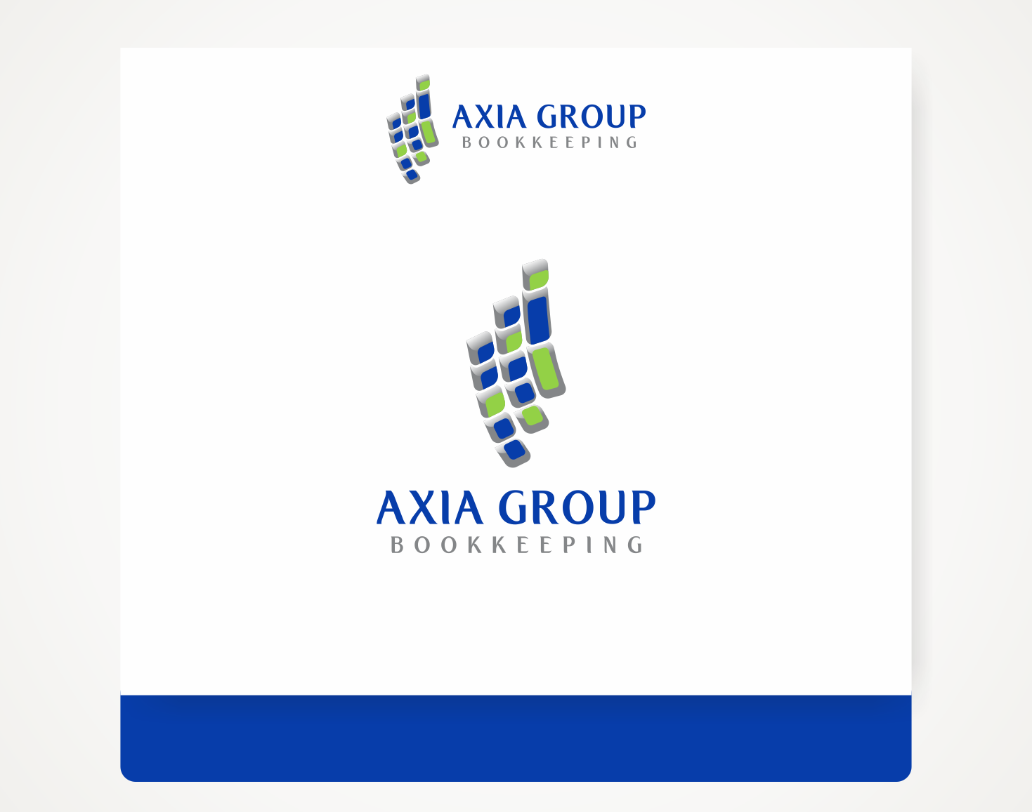 Upmarket, Playful, Finance And Accounting Logo Design for Axia Group Bookkeeping by Savana ...
