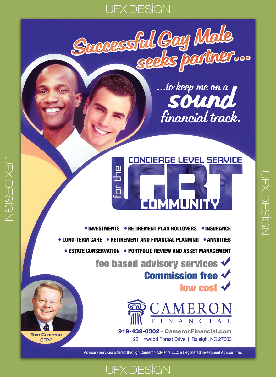 Upmarket, Bold, Financial Planning Advertisement Design for a Company ...