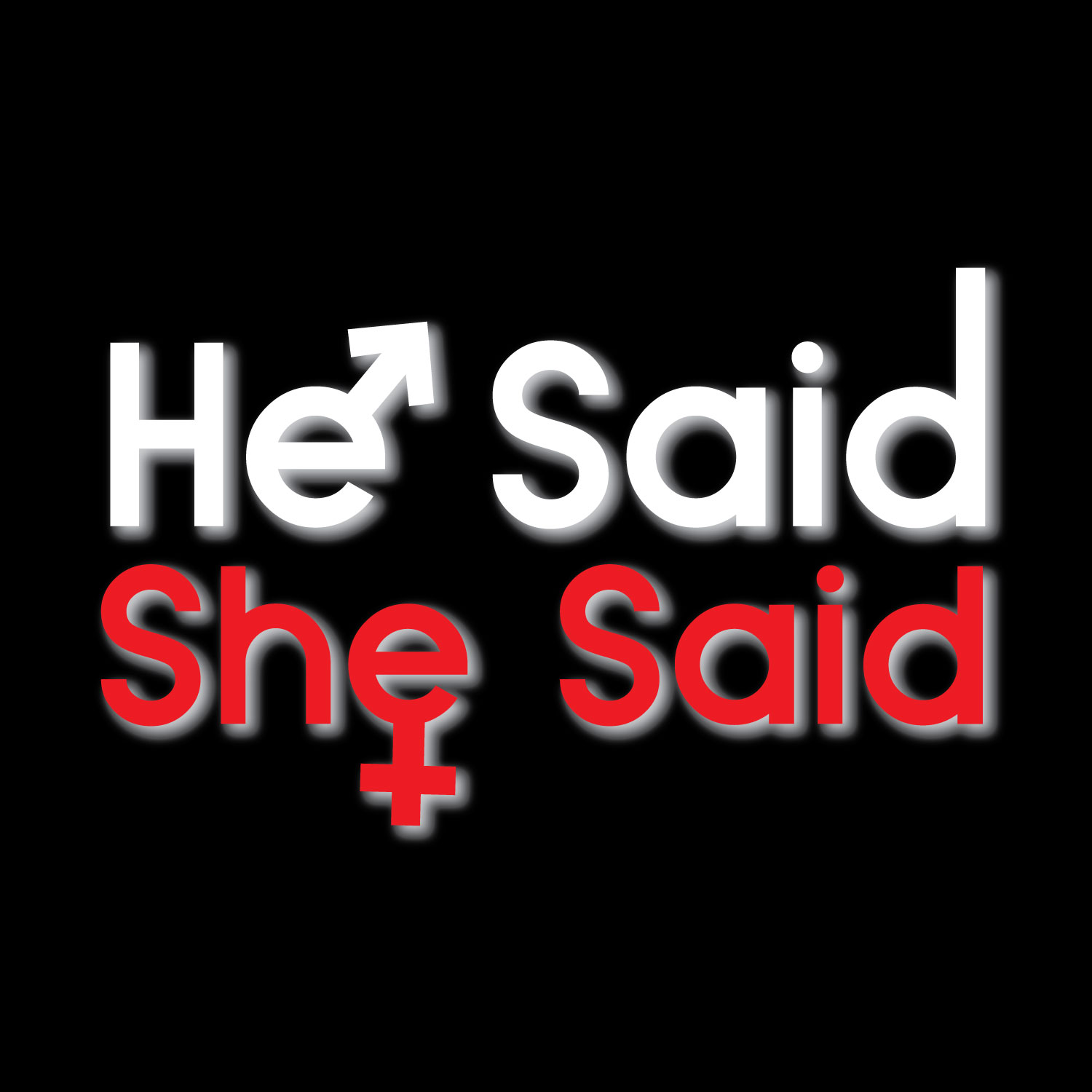 Upmarket, Bold, Television Production Logo Design for He Said She Said ...