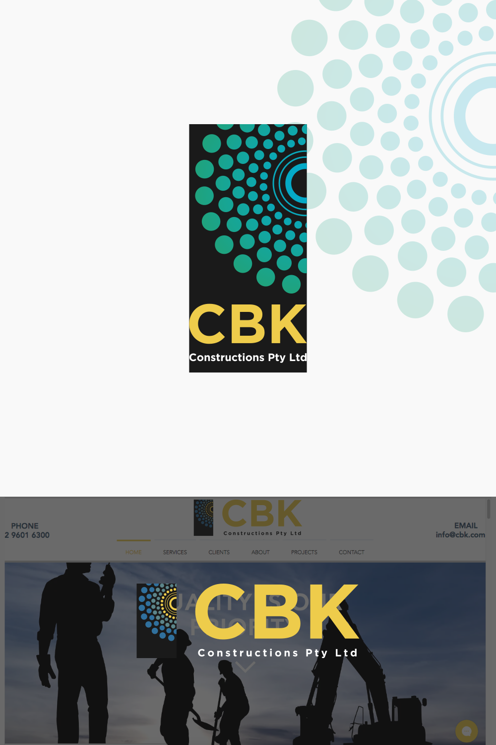 Bold, Serious, Construction Company Logo Design for CBK Constructions ...