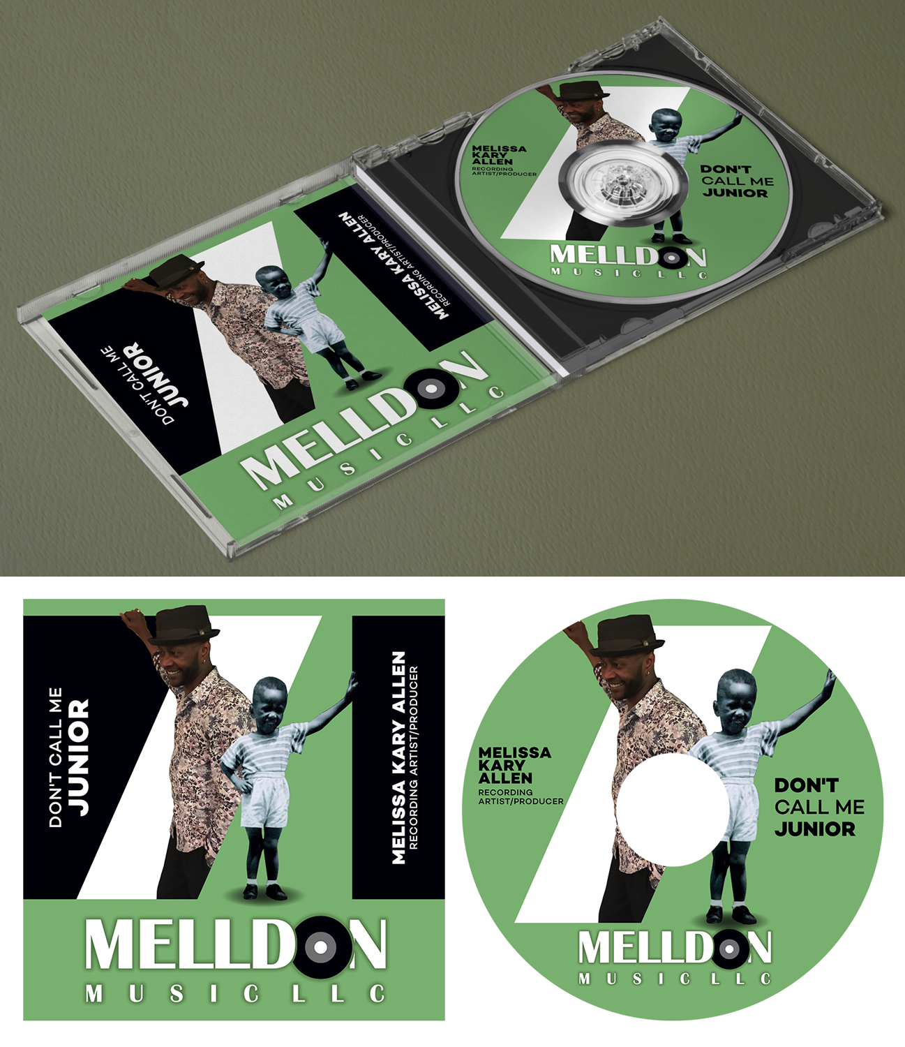 Masculine, Upmarket CD Cover Design for Melldon Music by Impressive Sol ...