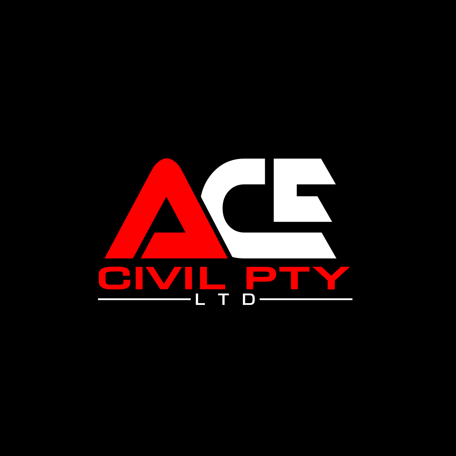 Bold, Serious, Construction Logo Design for ACE Civil Pty Ltd by ...