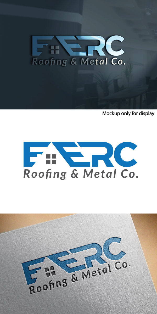 Logo Design for EERC or EERoofCo roofing & metal co. by SUZANA 01 ...
