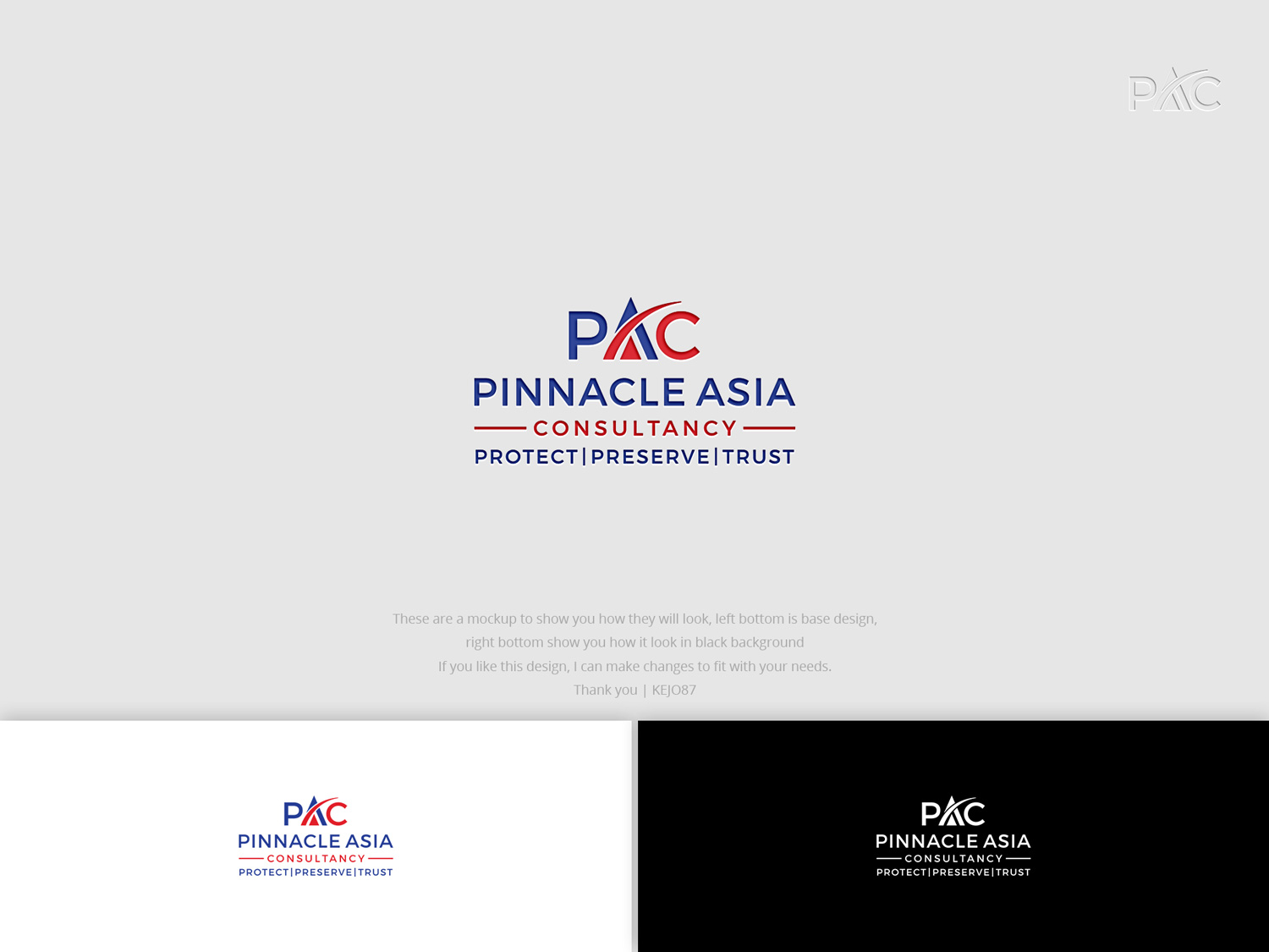 Professional, Upmarket Logo Design for Pinnacle Asia Consultancy and ...