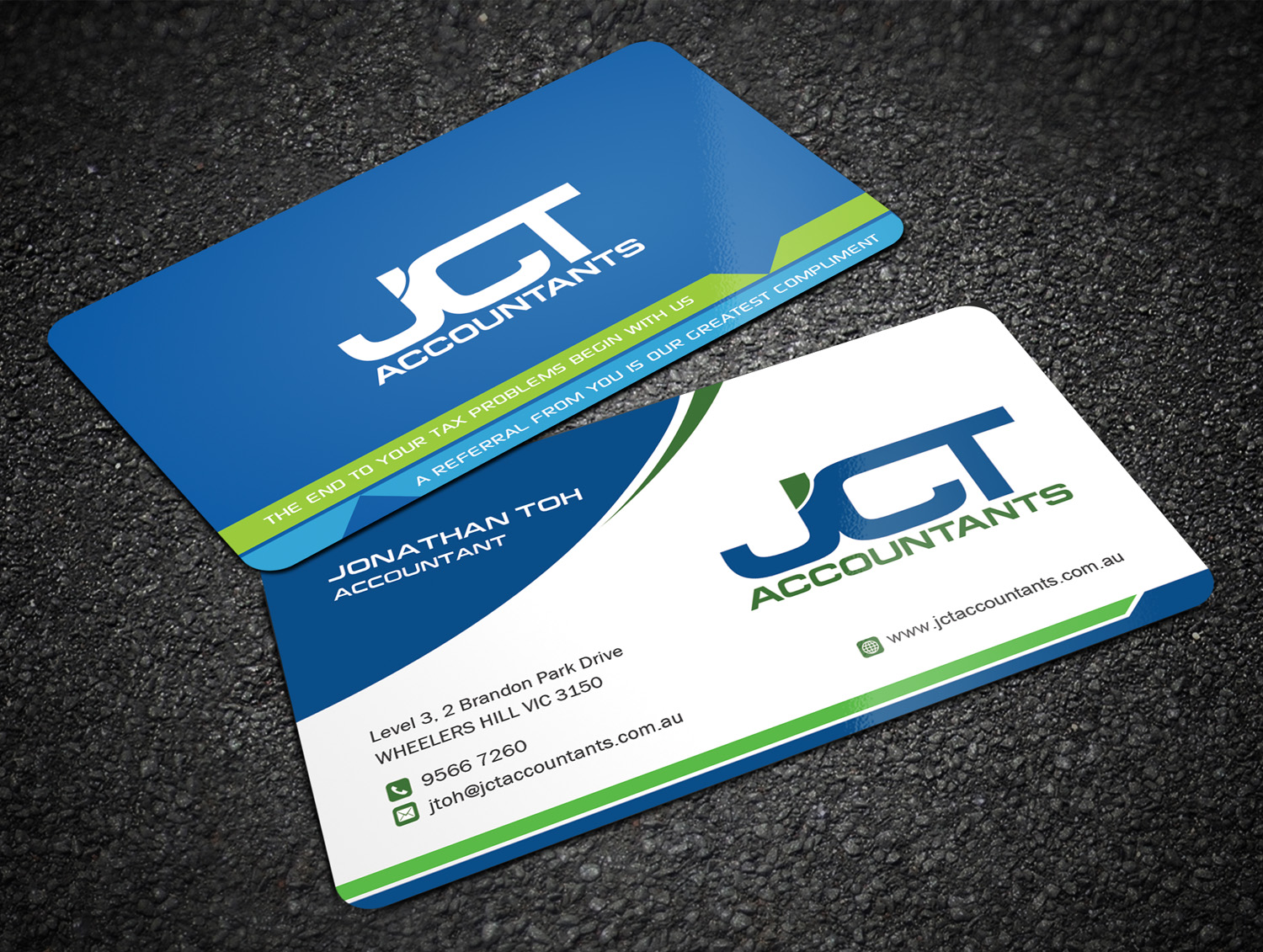 Serious, Professional, Accountant Business Card Design for a Company by ...