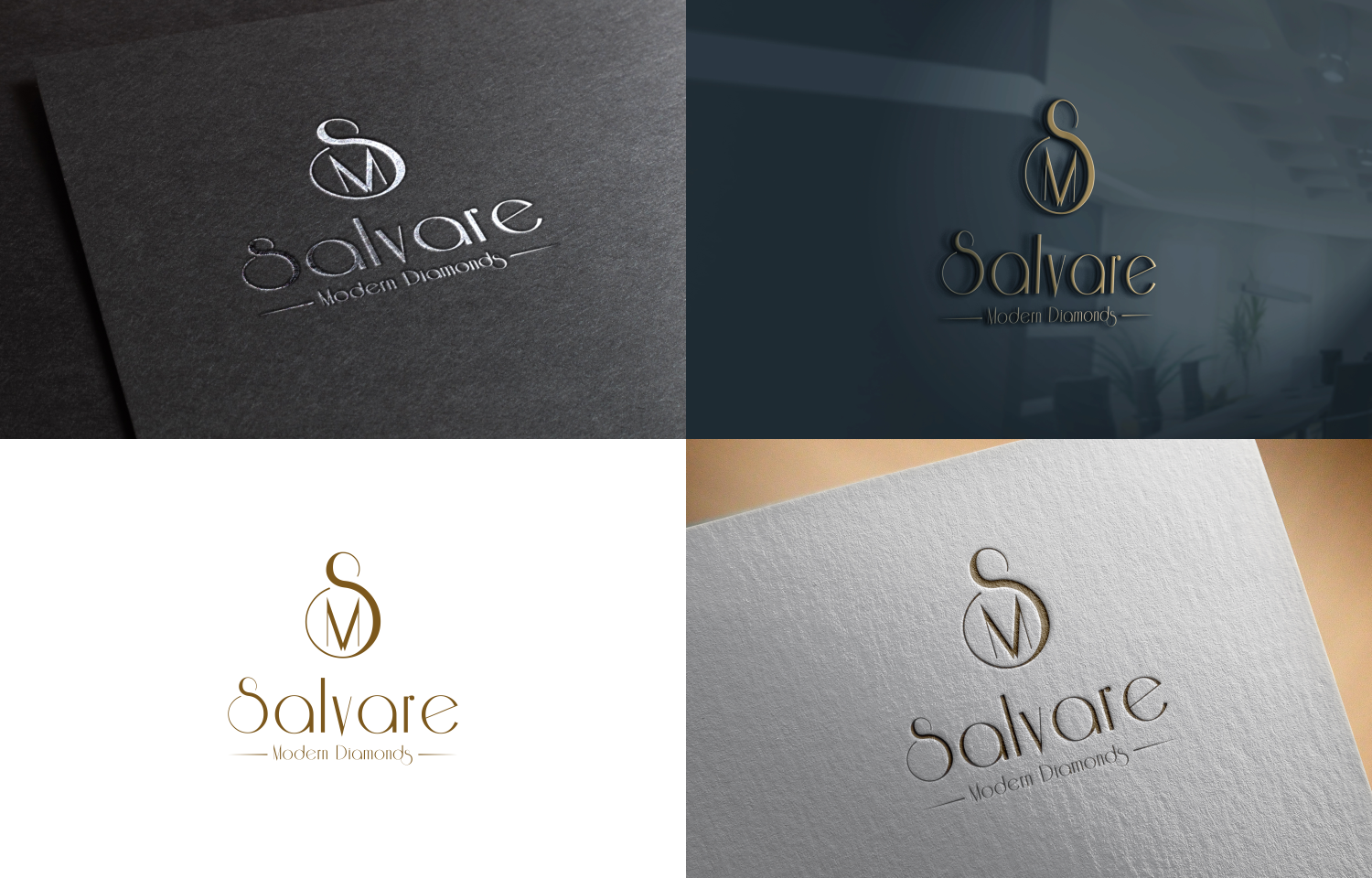 Elegant, Modern, Jewelry Logo Design for Salvare Modern Diamonds by ...