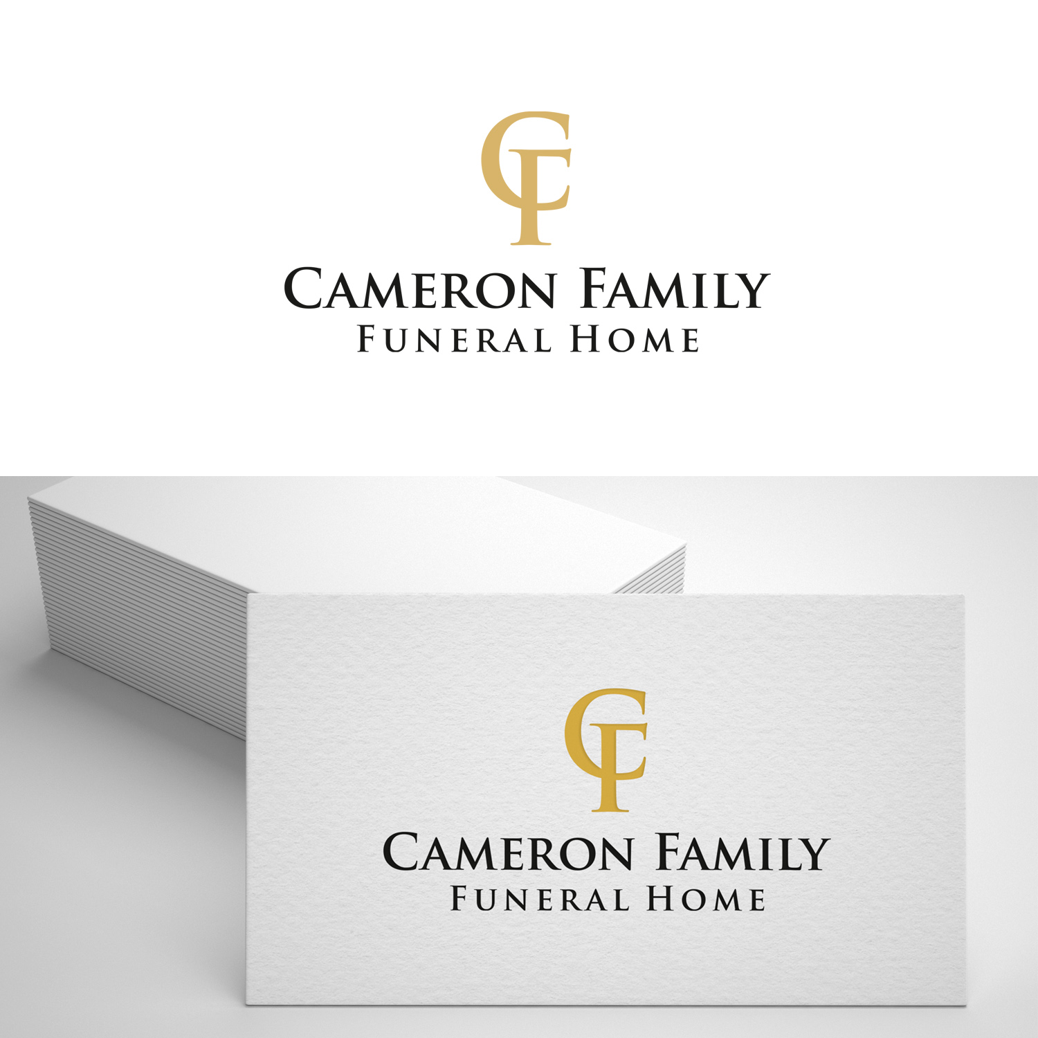 Serious, Modern, Funeral Home Logo Design for Cameron Family Funeral ...