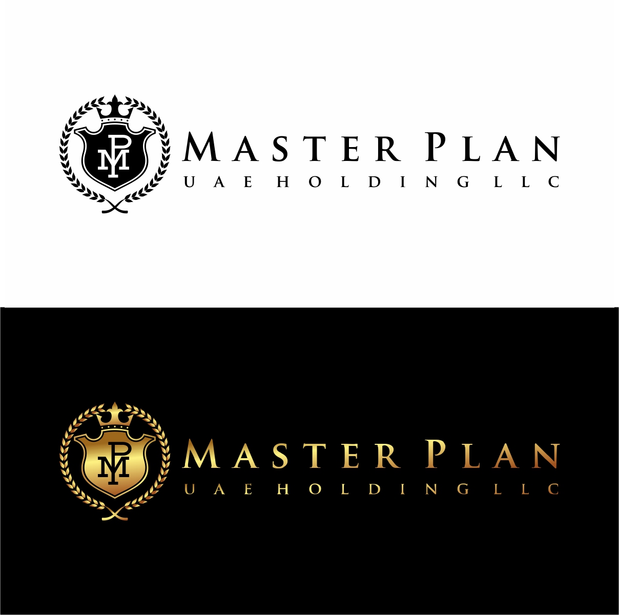 Masculine, Upmarket Logo Design for Master Plan UAE Holding LLC by ...
