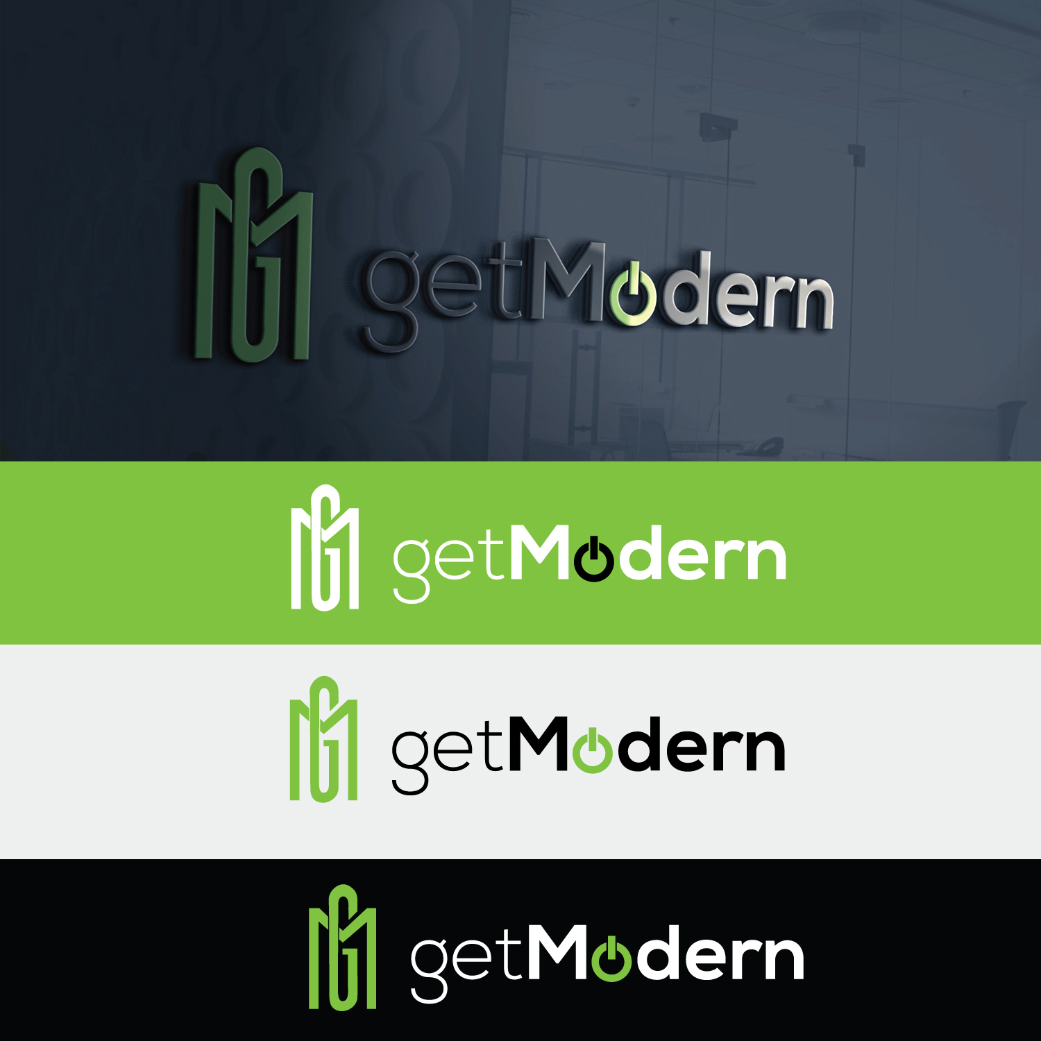 Modern, Bold Logo Design for getModern by Paras Bali | Design #18959060