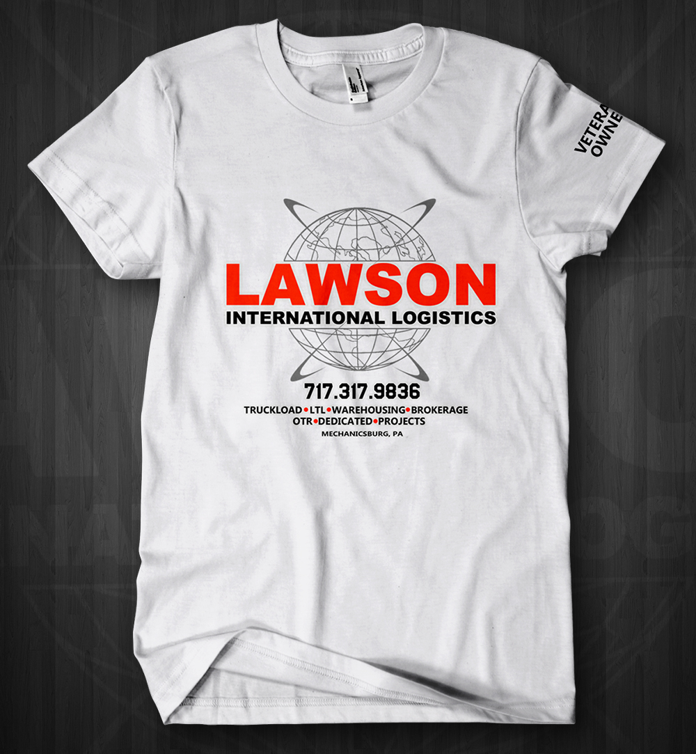 Modern, Professional, Logistics T-shirt Design for Lawson International ...