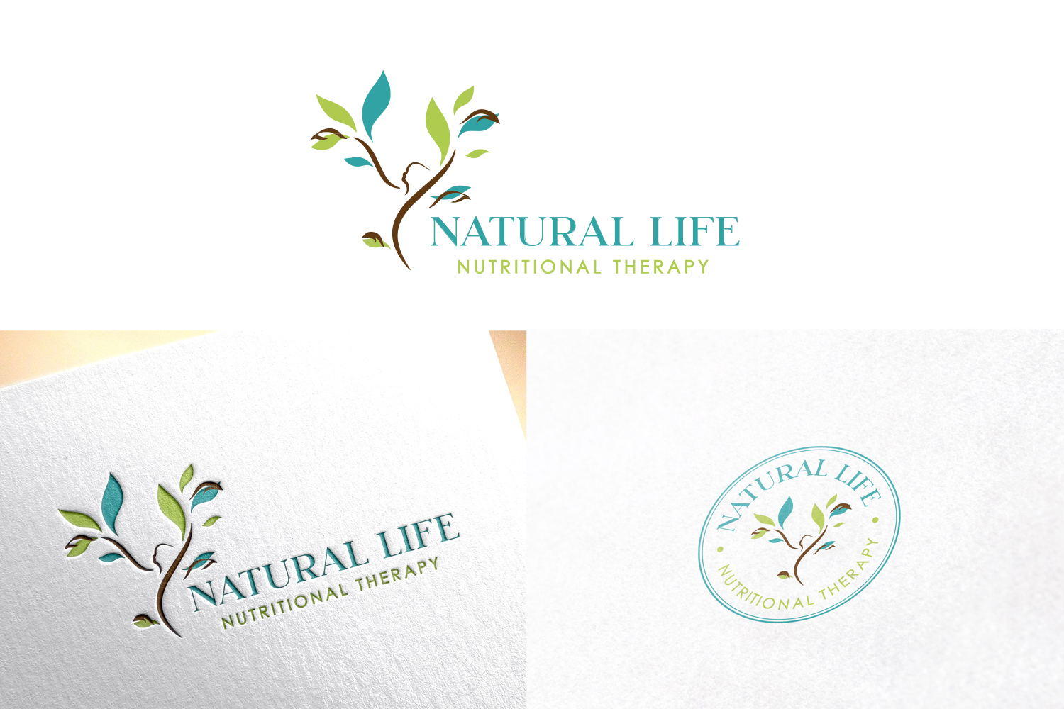 Modern, Elegant, Health And Wellness Logo Design for Natural Life ...