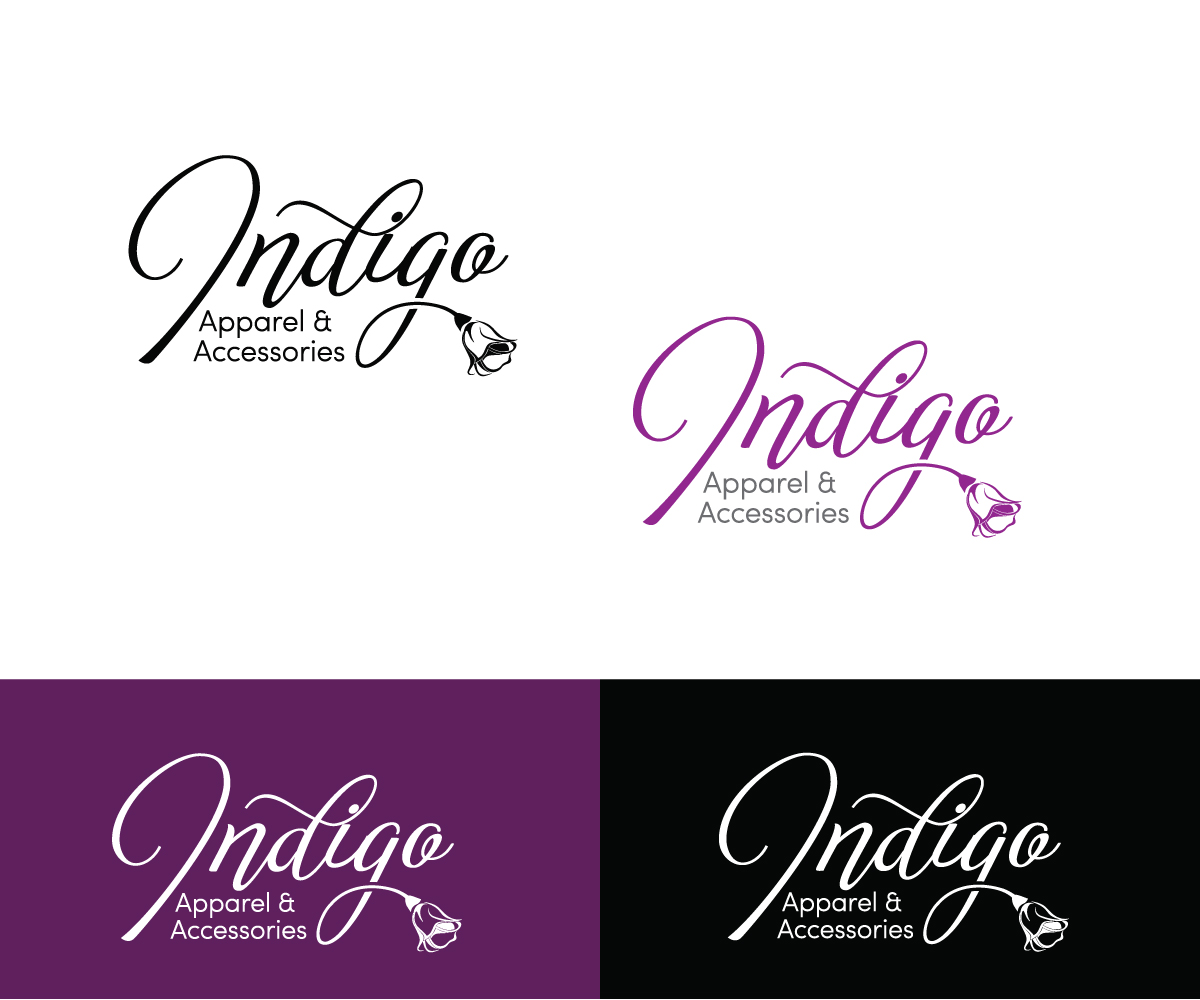 Feminine, Elegant, Womens Clothing Logo Design for Indigo Apparel and ...
