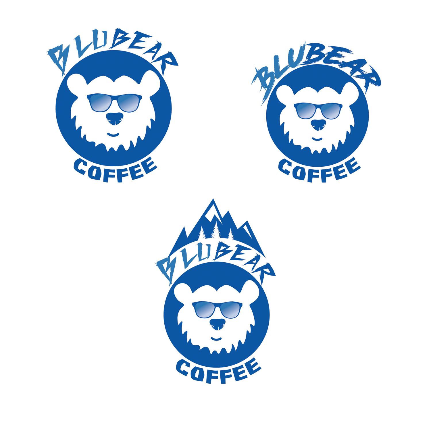 Upmarket, Bold, Coffee Shop Logo Design for BluBear Coffee by ...