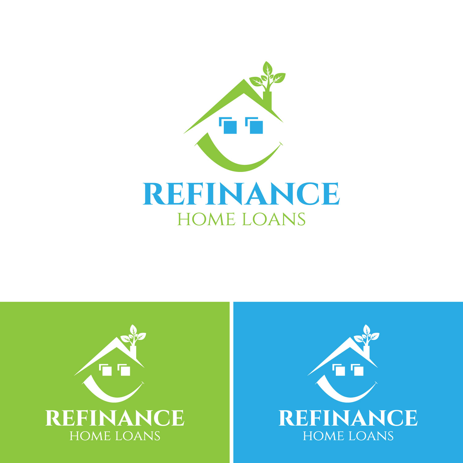 Logo Design for Refinance Home Loans by Tonmoyy | Design #18935341