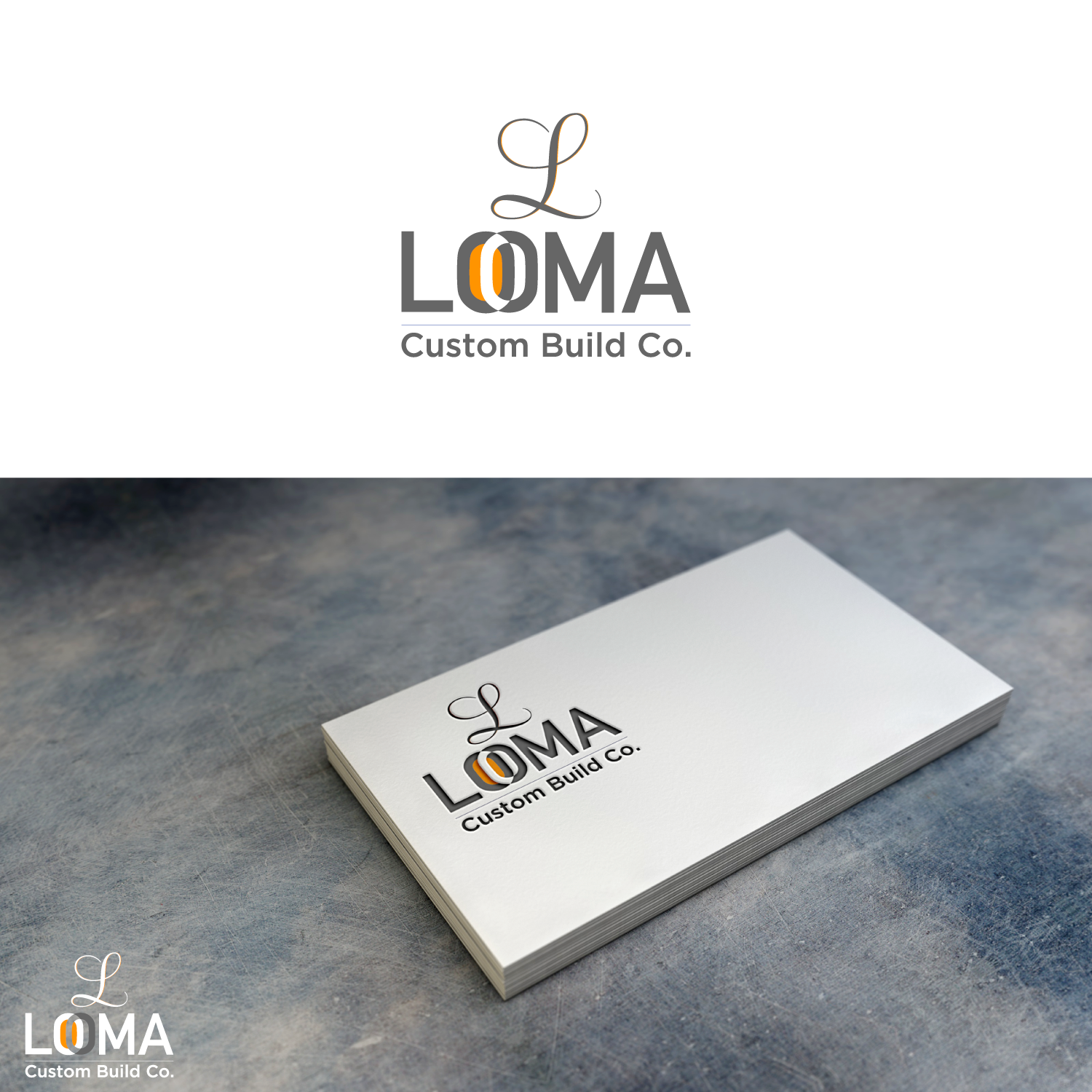 Logo Design for Looma Custom Build Co. by Spike Designs | Design #18965537