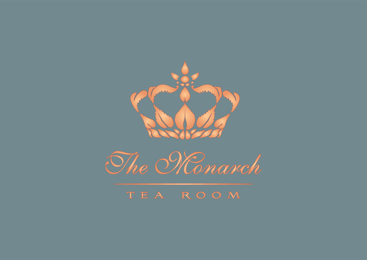 Elegant, Upmarket, Royal Logo Design for The Monarch Tea Room by Ell ...