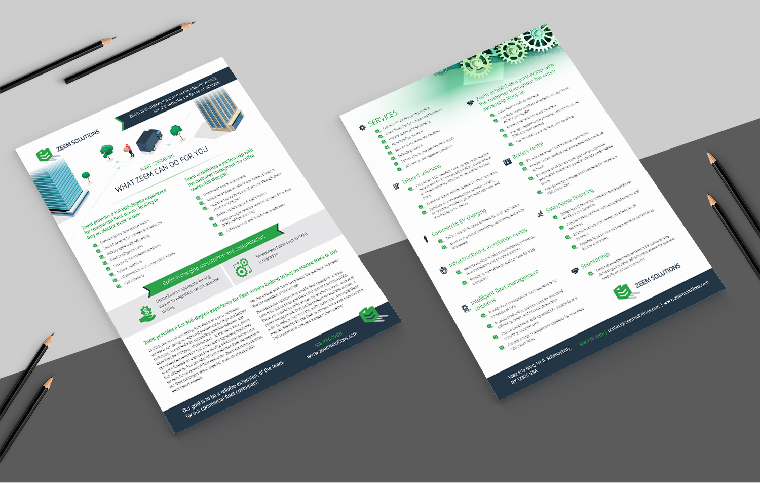 Professional, Serious Flyer Design for zeem solutions by Achiver ...