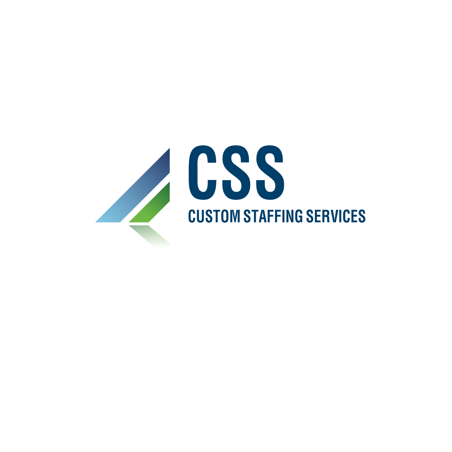 Serious, Bold Logo Design for CUSTOM STAFFING SERVICES and option 2 ...