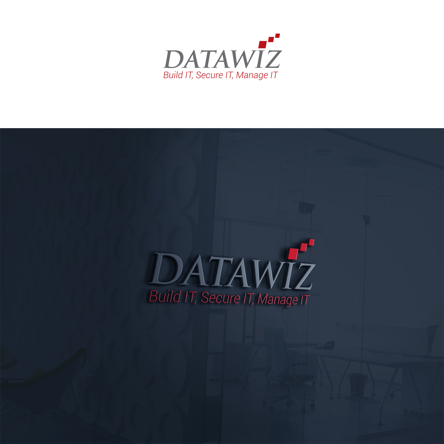 Upmarket, Modern, It Service Logo Design for Datawiz - Build IT, Secure ...