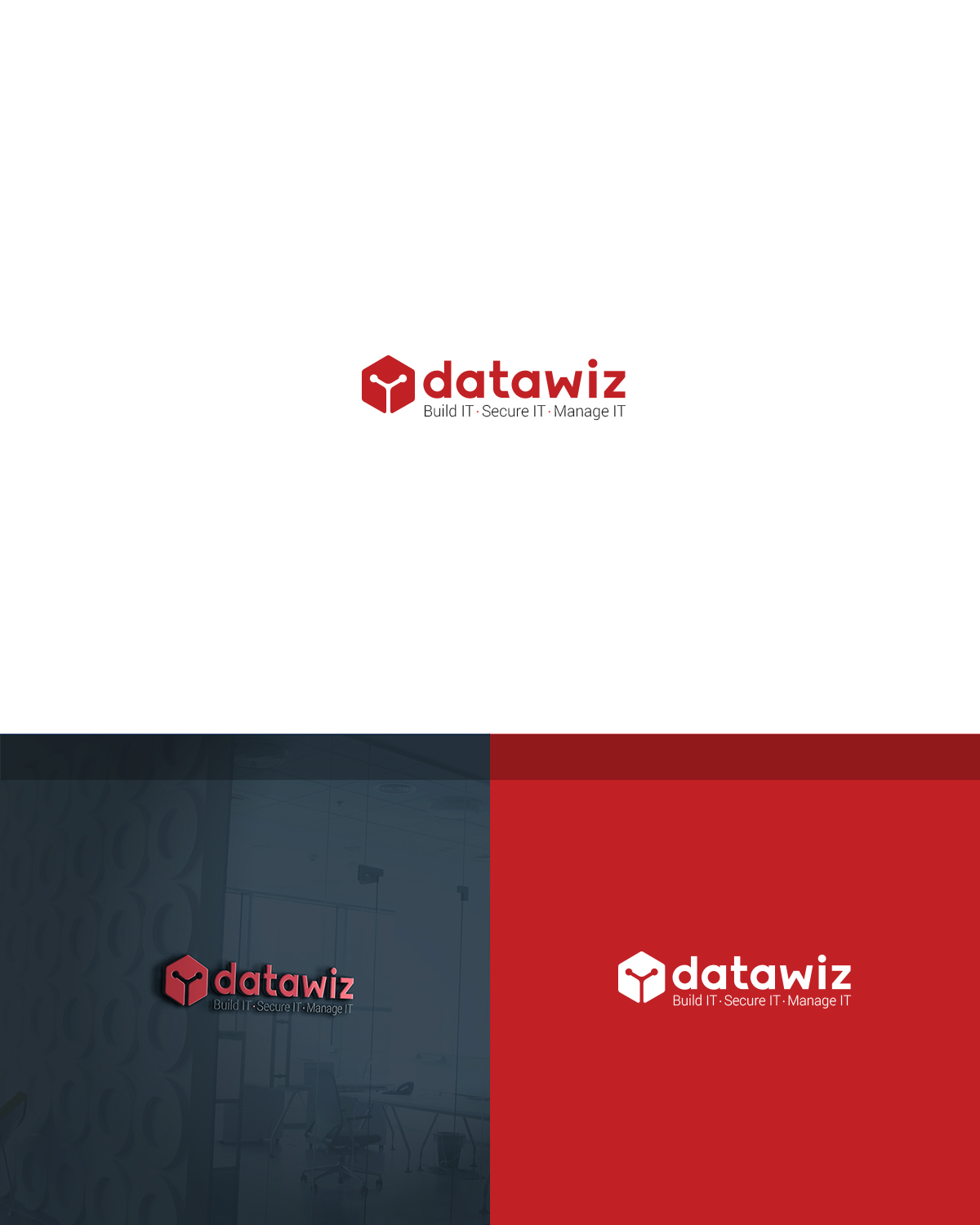 Upmarket, Modern, It Service Logo Design for Datawiz - Build IT, Secure ...