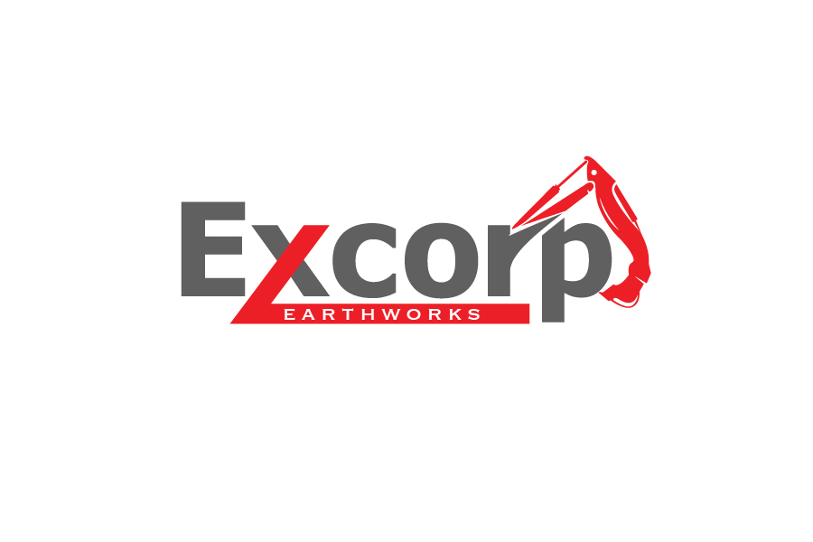 Masculine, Professional, Construction Logo Design for Excorp earthworks ...