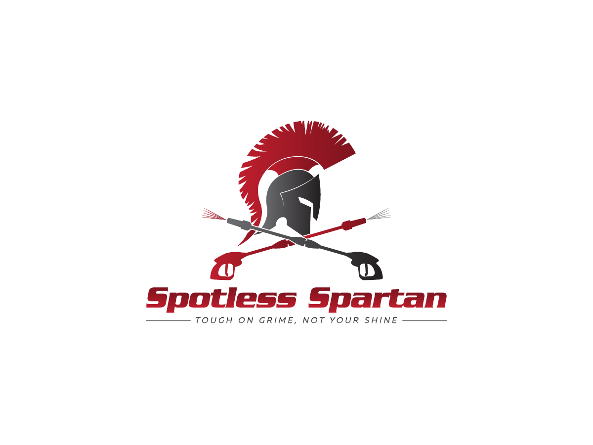 Masculine, Bold, Cleaning Service Logo Design for Spotless Spartan by ...