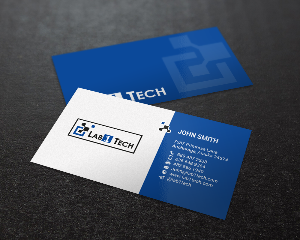 Modern, Professional, Finance Business Card Design for Lab1 Tech ...