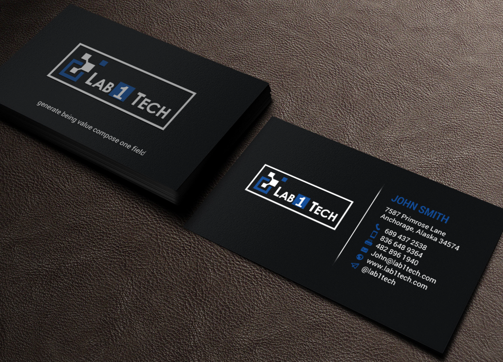 Modern, Professional, Finance Business Card Design for Lab1 Tech ...