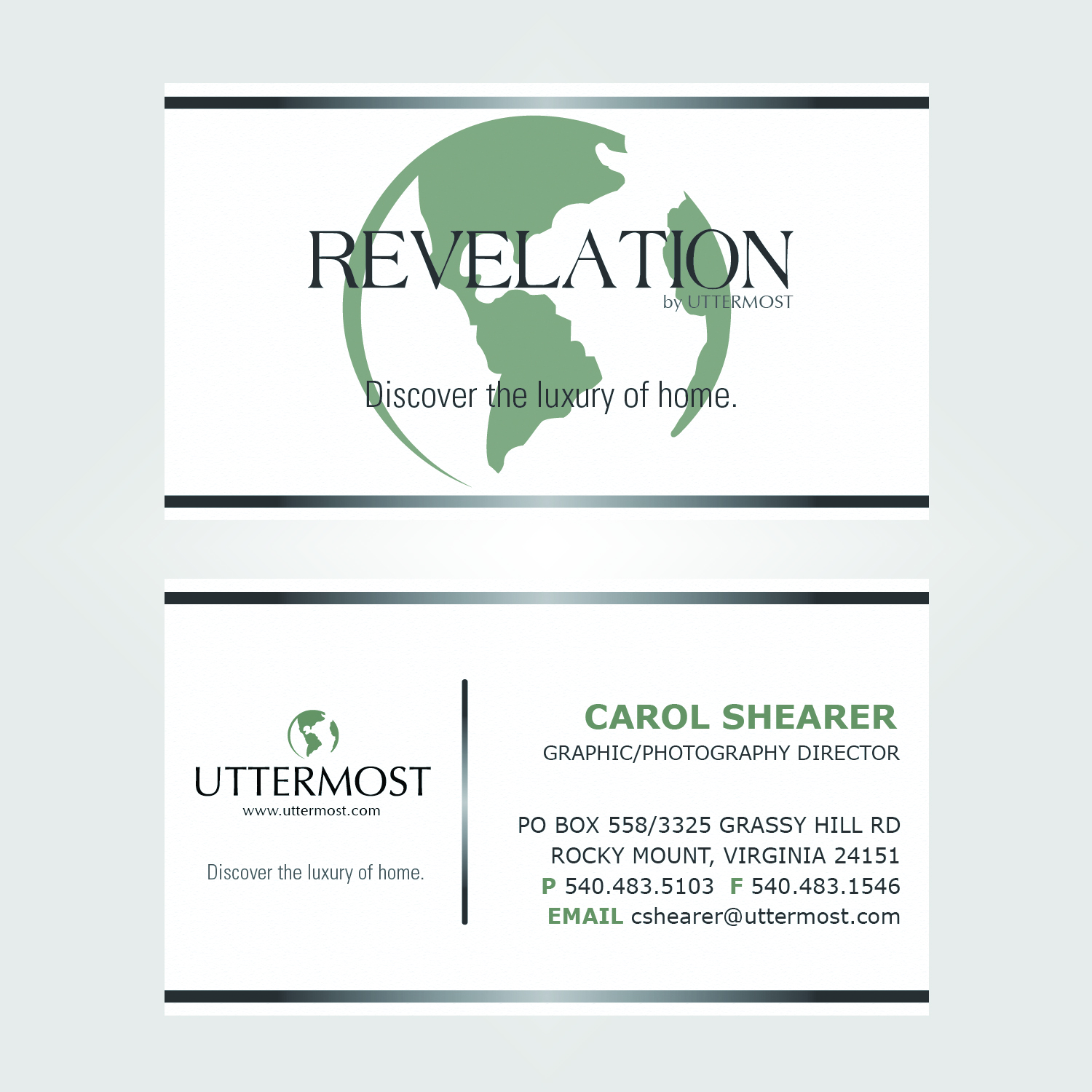 Elegant, Playful, Home Furnishing Business Card Design for a Company by ...