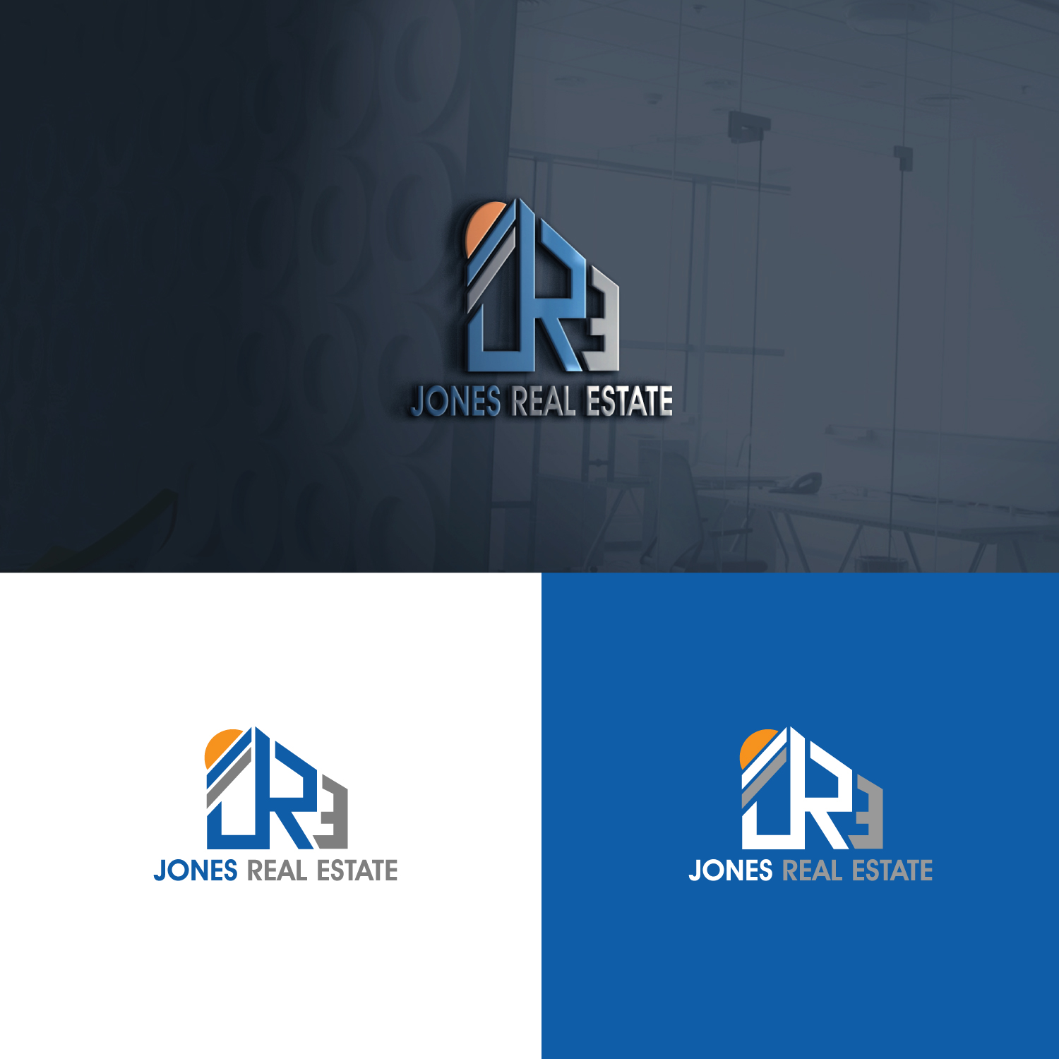 Bold, Serious, Real Estate Logo Design for JONES REAL ESTATE by ...