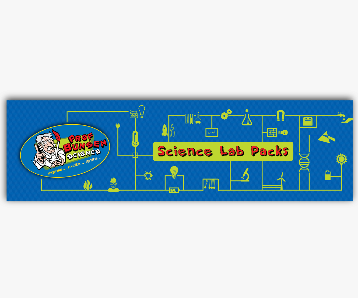 Playful, Colorful, School Graphic Design for Prof Bunsen Science by ...