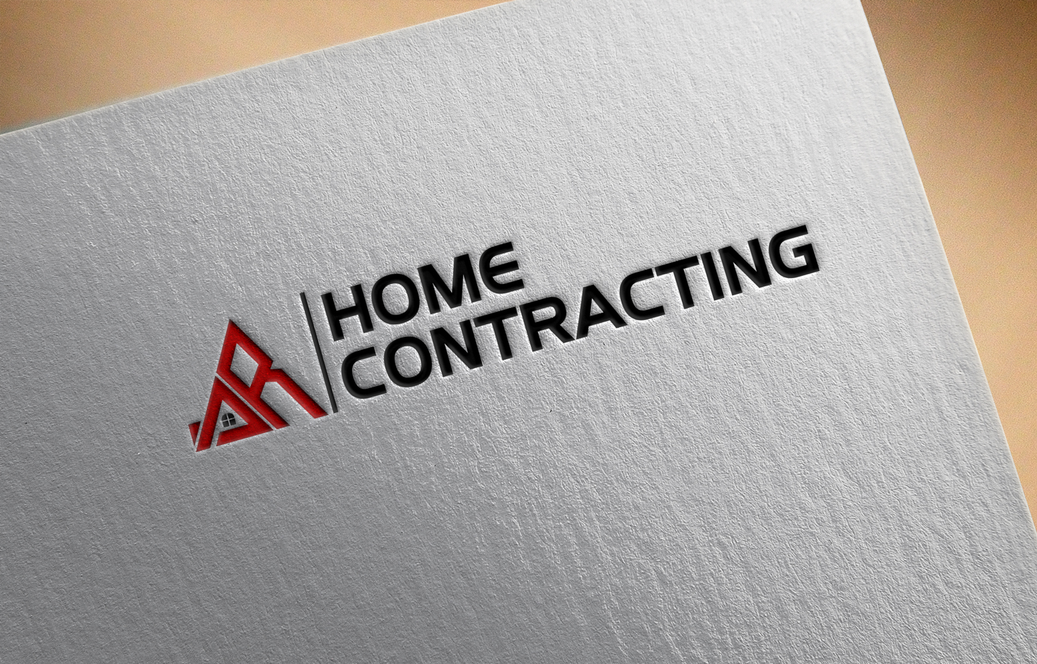 Serious, Traditional, Construction Logo Design for A&R Home Contracting ...
