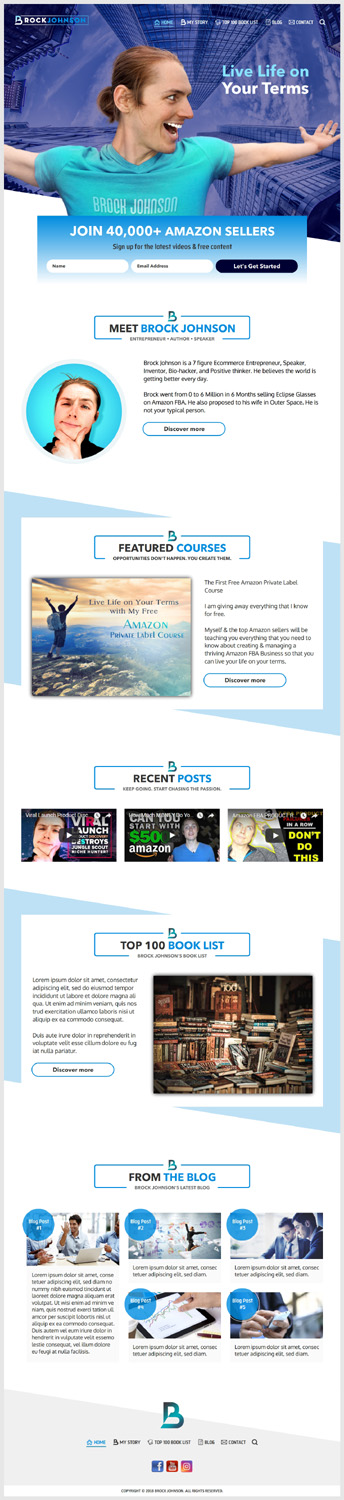 Web Design for a Company by -Marc- | Design #19053956