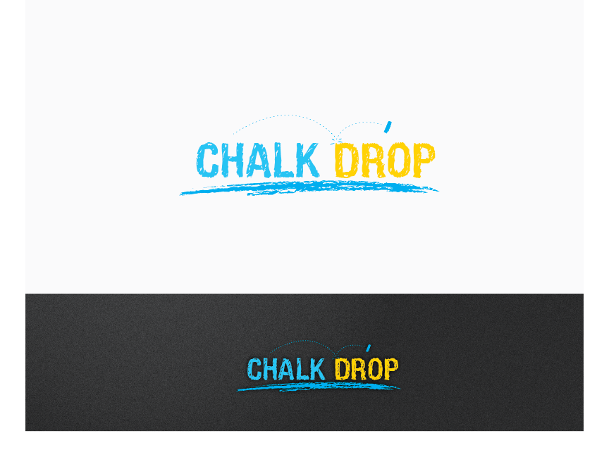 Playful, Modern, It Company Logo Design for Chalk Drop by jaime.sp ...