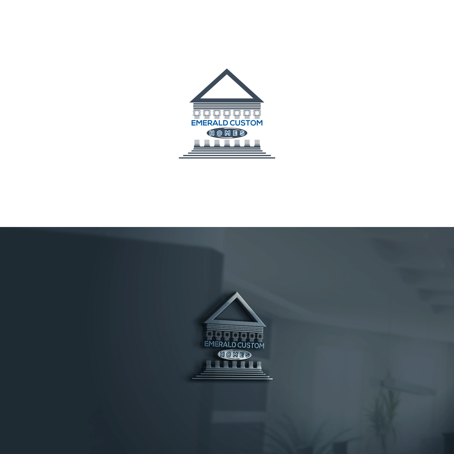 Serious, Professional Logo Design for Emerald Custom Homes by jeruk's ...