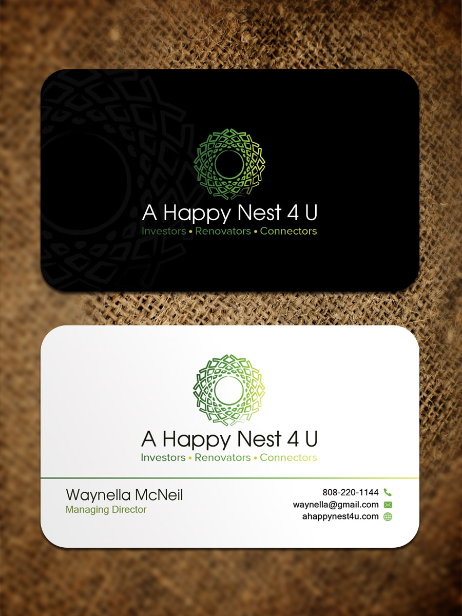 Modern, Serious, Real Estate Development Business Card Design for a ...