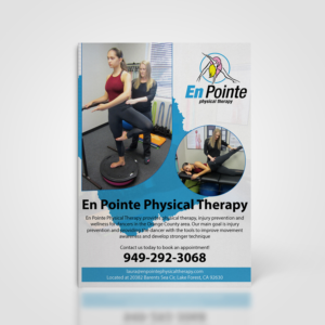 Bold, Modern, Physical Therapy Advertisement Design for En Pointe ...